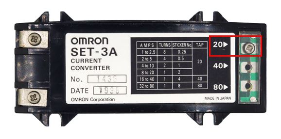 モータ・リレーSEの電流目盛倍率の考え方と設定手順を教えてください。 - 製品に関するFAQ | オムロン制御機器